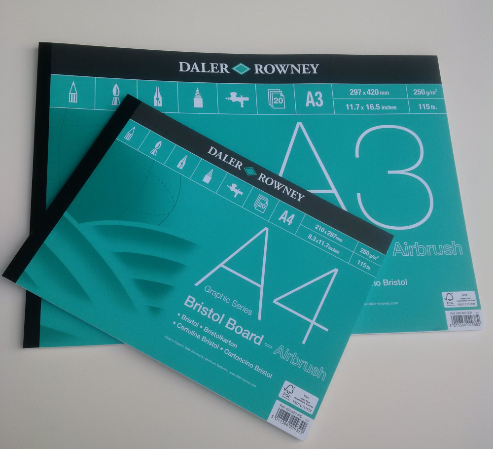 Daler Rowney 250gsm Bristol Board Art & Craft Materials - Artstat - Art ...