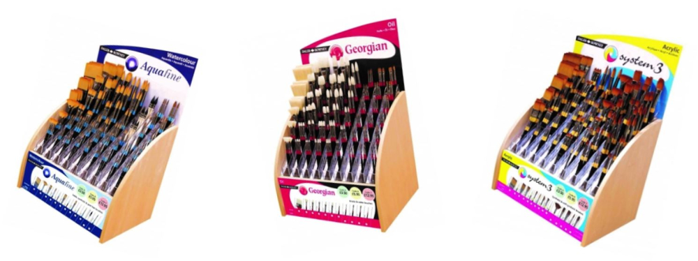 Brush Displays Art & Craft Materials - Artstat - Art & Craft Materials